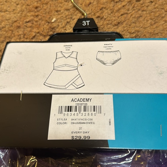 Costumes | Lsu Tigers Cheerleader Outfit 3t | Poshmark